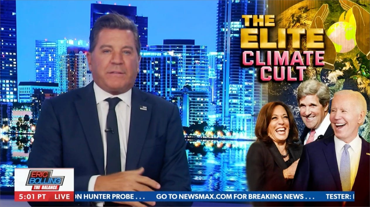 “Climate Czar” John Kerry Lies About Private Jet Use | Eric Bolling