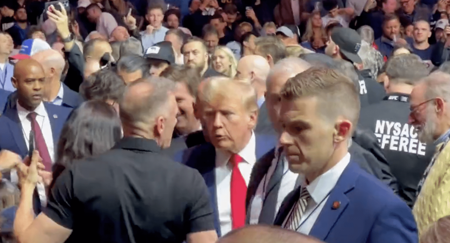 AMERICAN BADASS: Trump Takes UFC by Storm at MSG With Kid Rock, Carlson ...