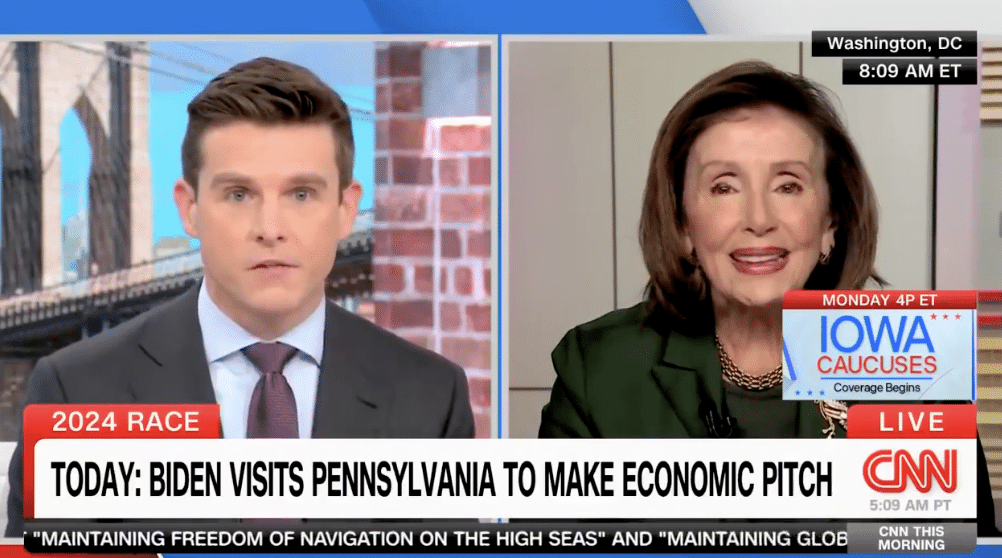 NAIVE NANCY: Former Speaker Tells CNN 'It's Impossible for Trump to Be ...