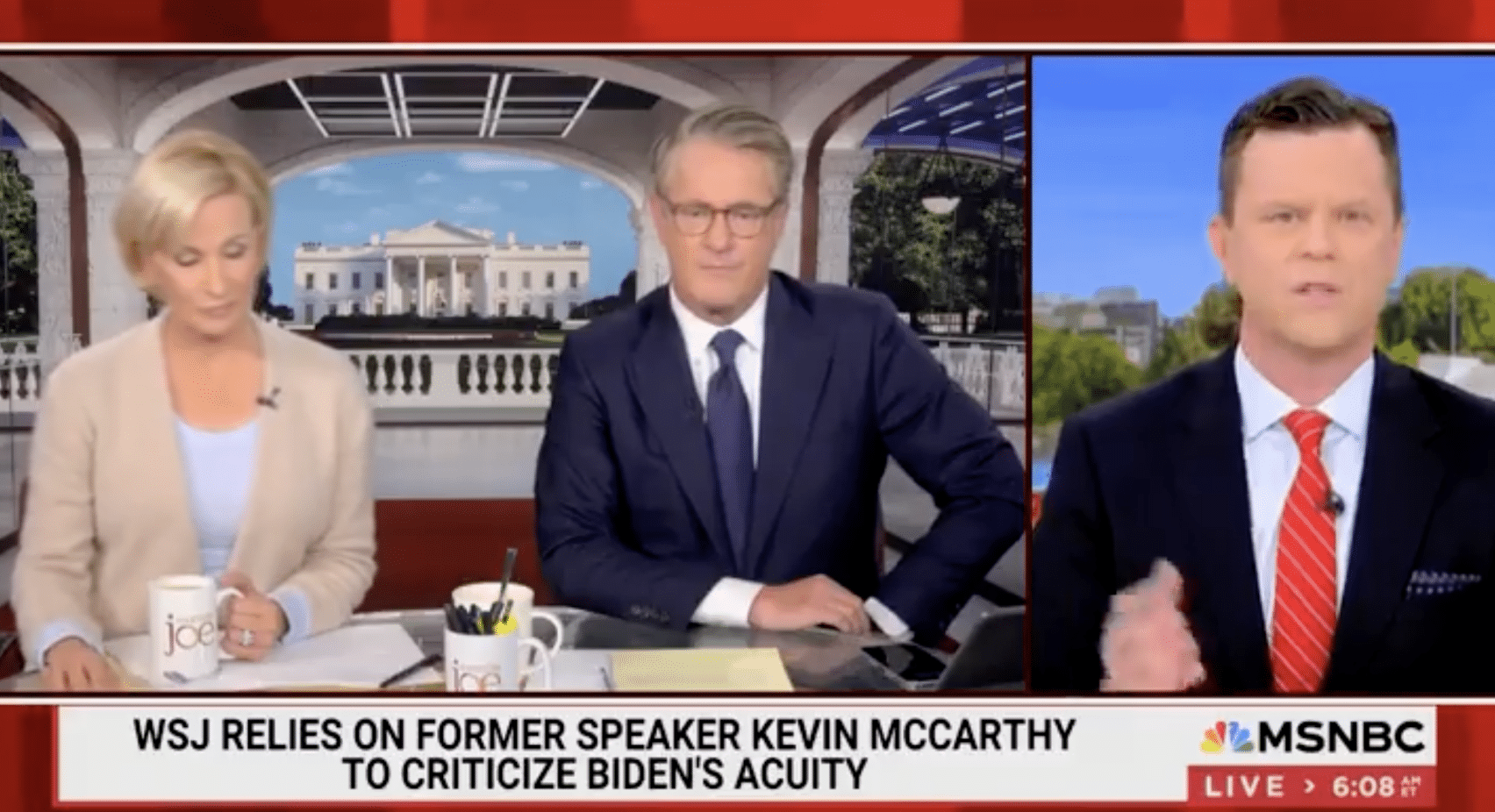 Morning Meltdown! MSNBC Panel in Denial After WSJ Reveals Biden's ...