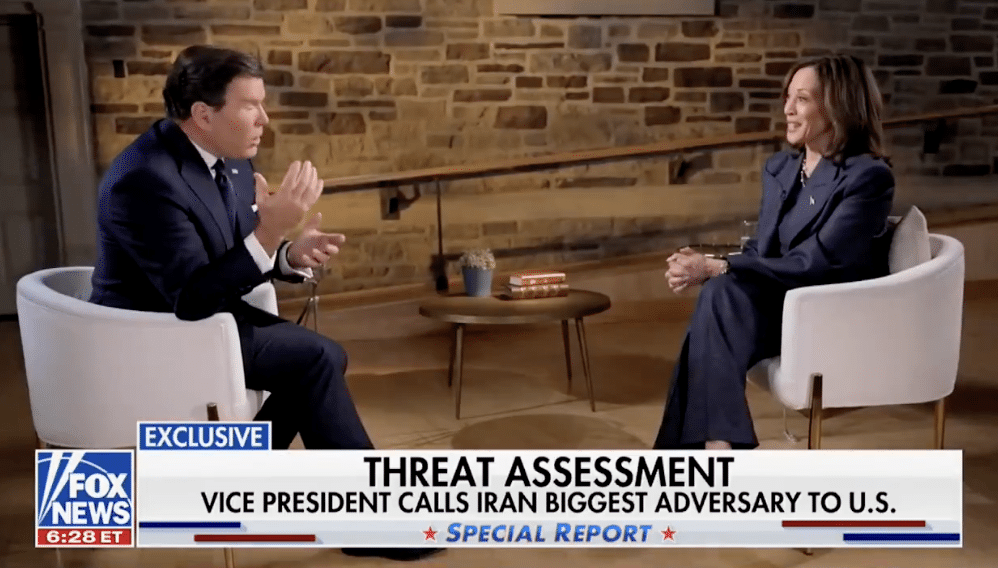 SHUT IT DOWN! Here's The Moment Team Kamala Forced Bret Baier to End ...